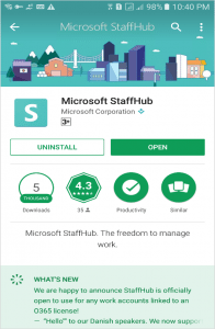Microsoft Staffhub Mobile app - A guided tour and your FAQs answered ...