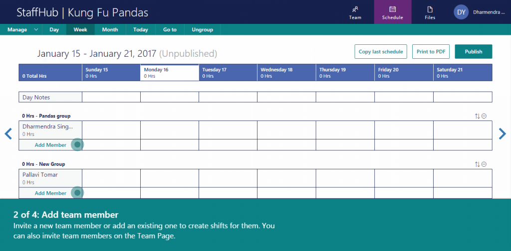 How to get started with Microsoft StaffHub in less than 5 minutes ...