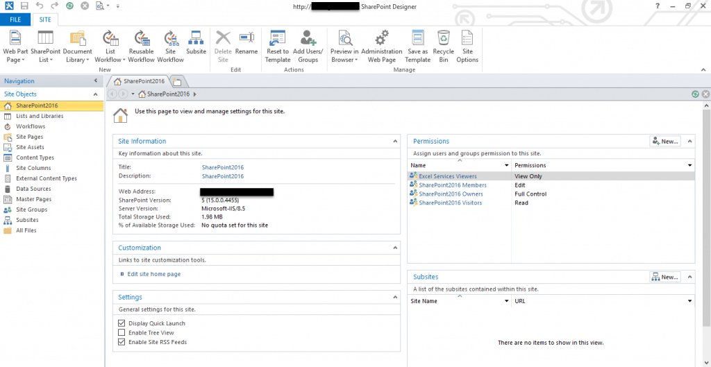 There is no SharePoint Designer 2016 so here's how to use SharePoint Designer 2013 instead