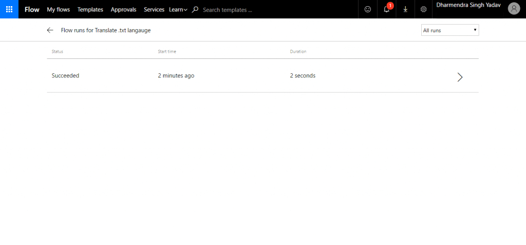 How to translate a document from one language to another using Microsoft Flow - Collab365
