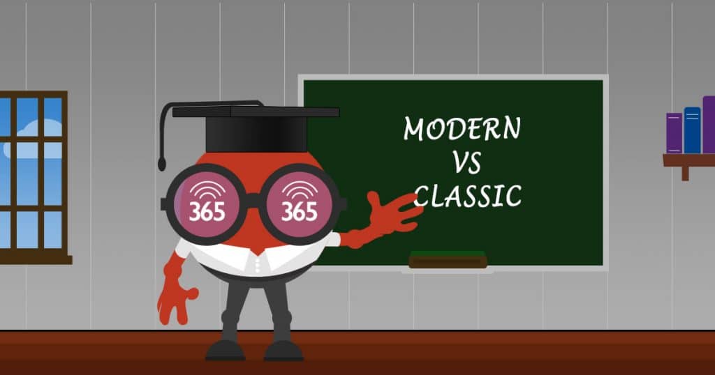 Find your way back on Modern UI – Modern vs Classic UI in Office 365 ...