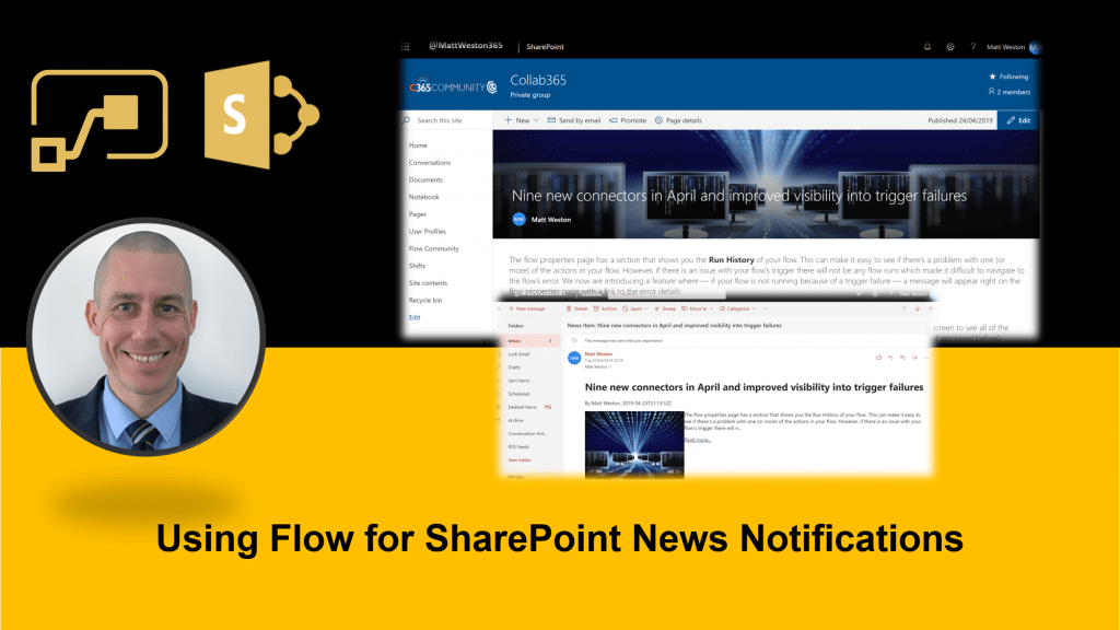 Using Power Automate for SharePoint News Notifications - Collab365