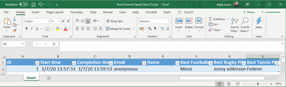 How To Sync Microsoft Excel With Microsoft Forms Responses using Power 