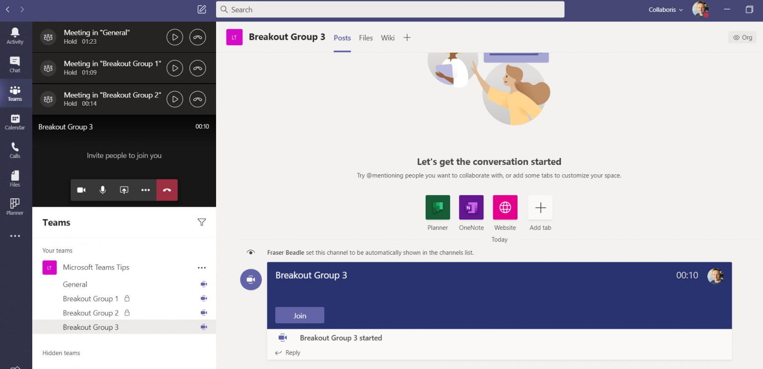 How to Create Microsoft Teams Breakout Rooms - Collab365
