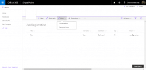 How to create a User Registration Form using PowerApps, Flow ...