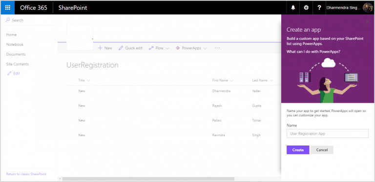 How To Create A User Registration Form Using Powerapps Flow