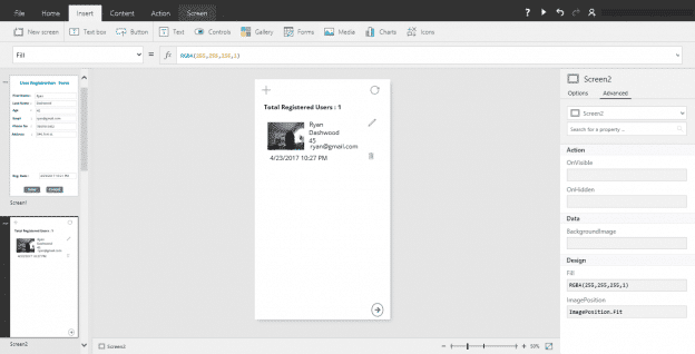 How to create a User Registration Form using PowerApps, Flow ...